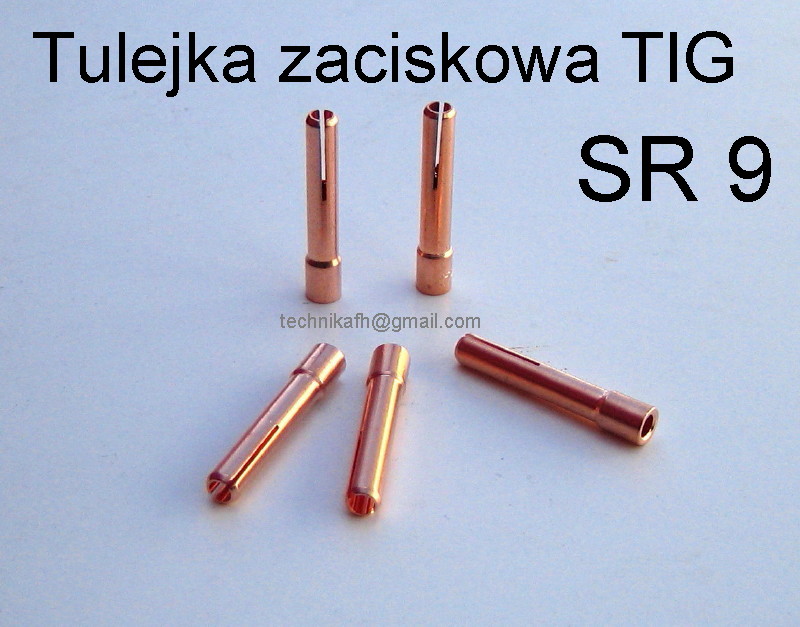 Tulejka zaciskowa TIG SR9 SR20 1szt. :: TECHNIKA